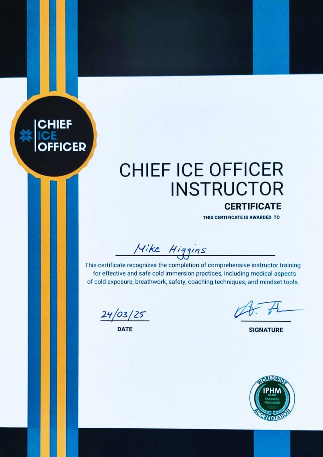 Cold Plunge / Ice Bath & Biohacking Instructor Certification